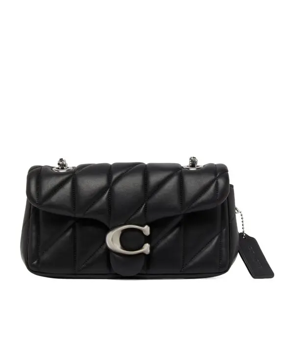COACH Quilted Tabby 20 Shoulder Bag - Black