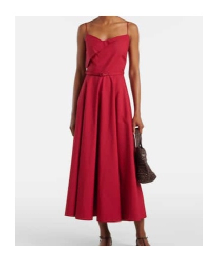 Roland Mouret Cotton Poplin Midi Dress