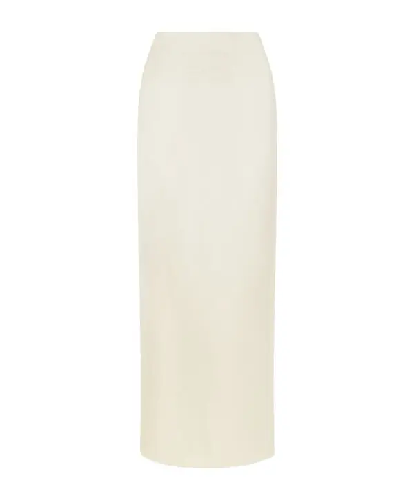 THE ROW Bartelle Silk-satin Maxi Skirt