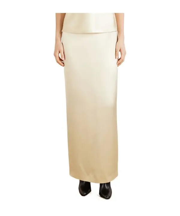 THE ROW Bartelle Silk-satin Maxi Skirt