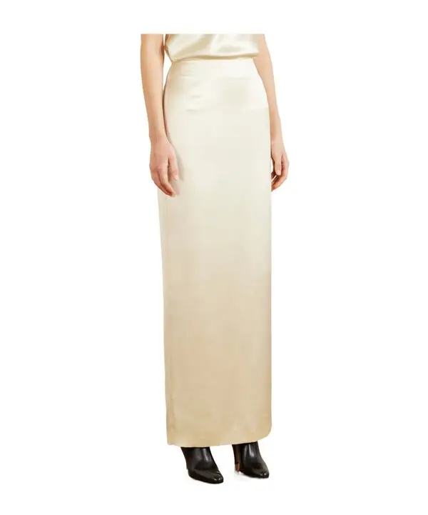THE ROW Bartelle Silk-satin Maxi Skirt