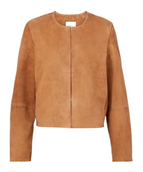 Vince Cropped Leather Jacket