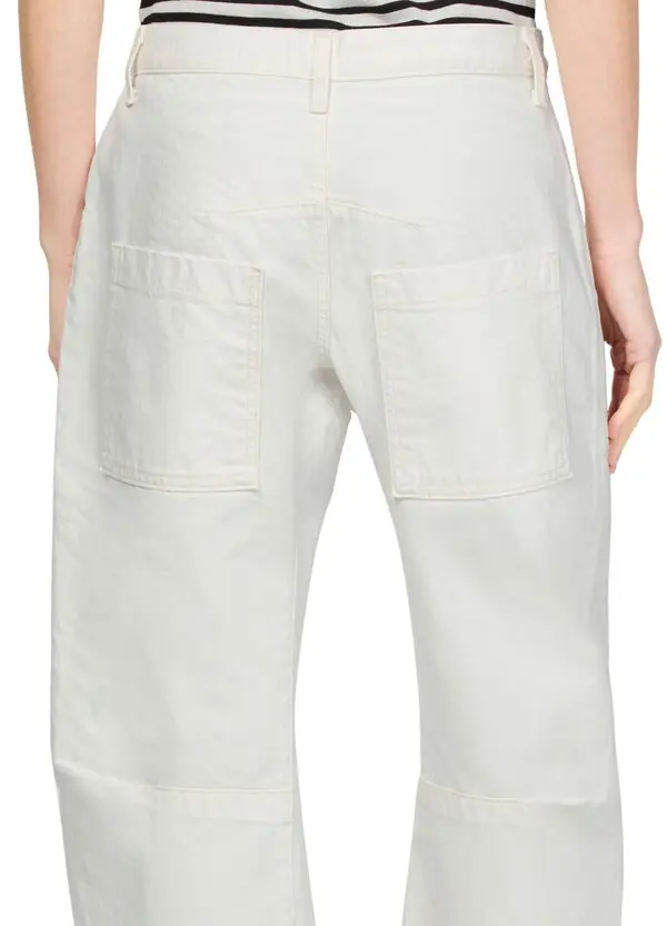 NILI LOTAN Shon Denim Trousers With Belt Loops