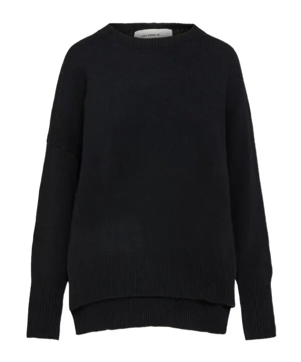 LISA YANG Mila Round-neck Sweater - Black
