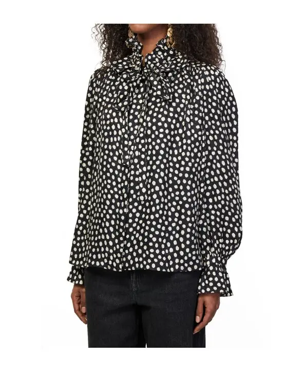 Chloé Ruffled Blouse With Pussycat Bow