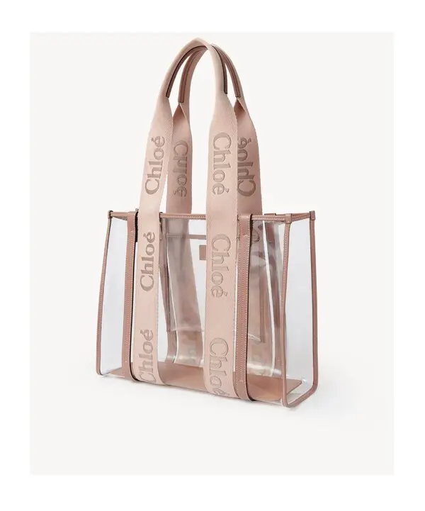Chloé Woody Tote Bag - Light Pink