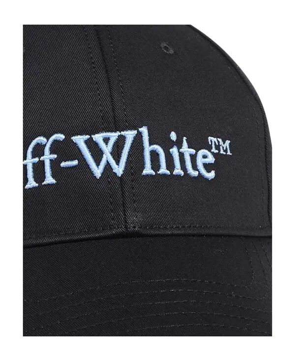 Off-White Bookish Logo-embroidered Baseball Cap