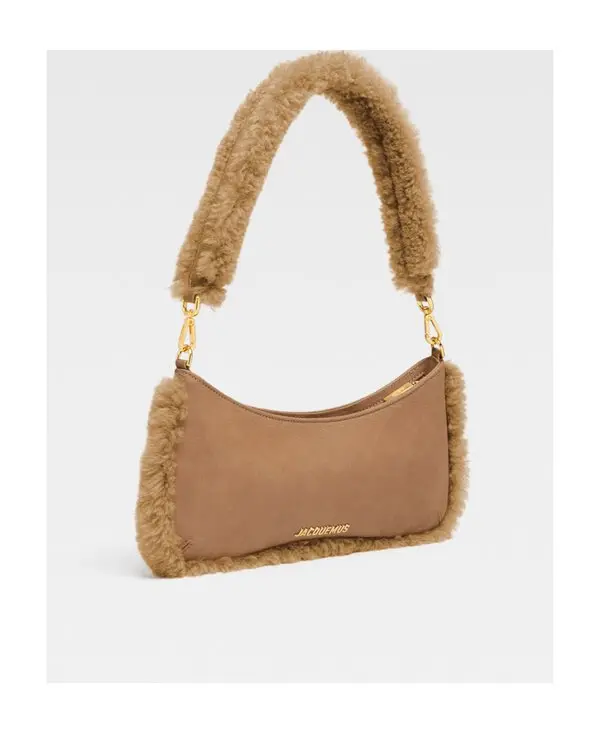 Jacquemus Shearling Shoulder Bag