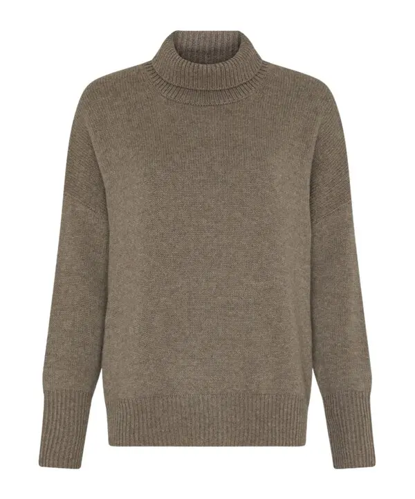 LISA YANG Heidi Turtleneck Sweater - Grey