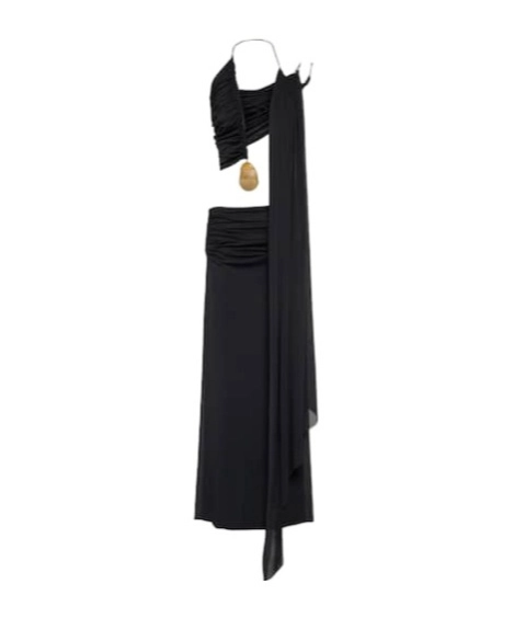 Christopher Esber Sleeveless Embellished Maxi Dress - Black