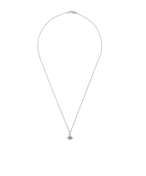 VIVIENNE WESTWOOD Silver-tone Orb Pendant Necklace - White