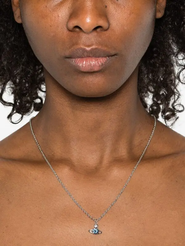 VIVIENNE WESTWOOD Silver-tone Orb Pendant Necklace