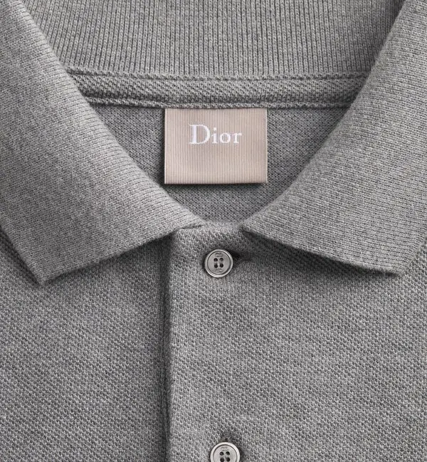 Dior Tonal Embroidery Polo Shirt