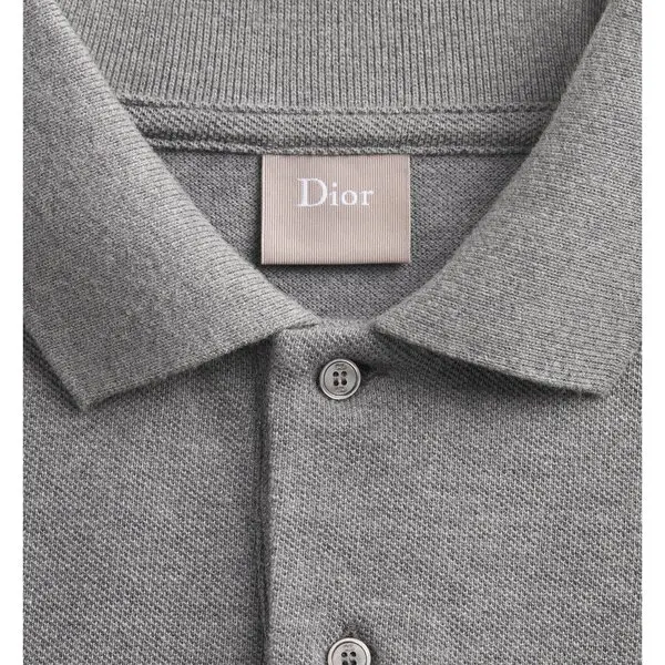 Dior Tonal Embroidery Polo Shirt