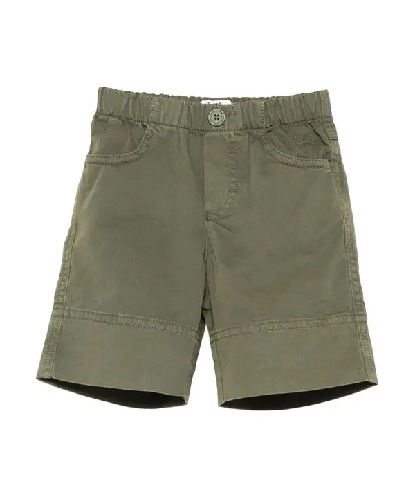 IL GUFO Logo-embroidered Elastic Waist Shorts