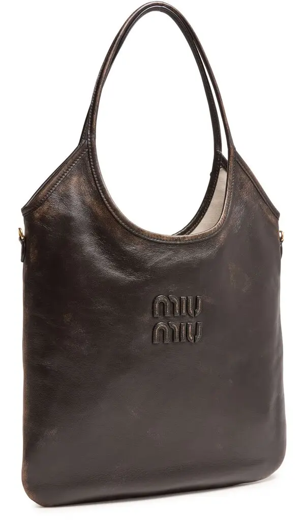Miu Miu Aged Nappa Leather Ivy Bag