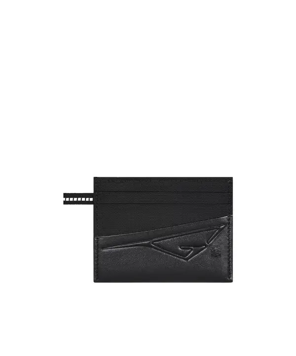 Givenchy G-trail Card Holder In Leather - Black