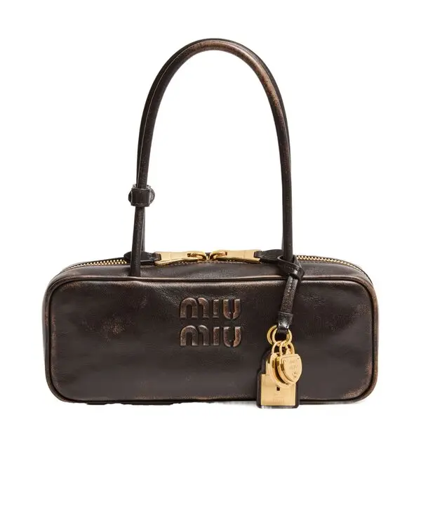 Miu Miu Aged Nappa Leather Bag