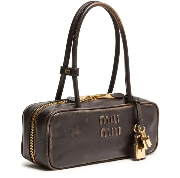 Miu Miu Aged Nappa Leather Bag