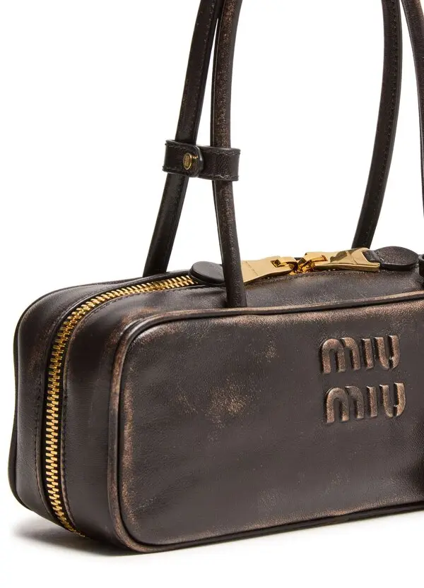 Miu Miu Aged Nappa Leather Bag