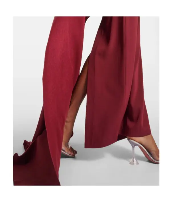 Roland Mouret Caped Crystal-embellished Gown