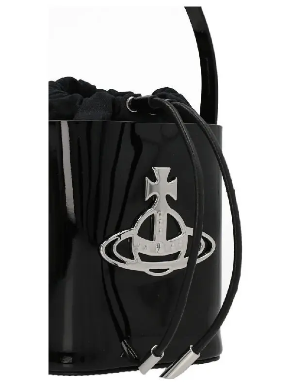 VIVIENNE WESTWOOD Daisy Leather Bucket Bag