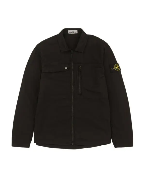 Stone Island Logo Patch Zip-up Jacket