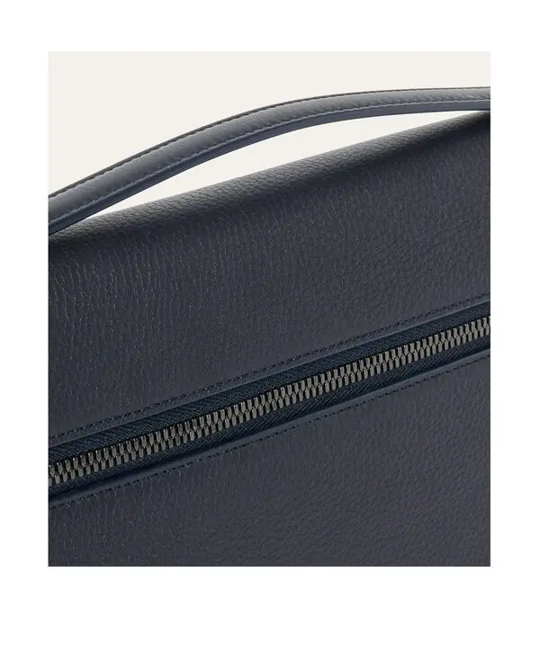 Loro Piana Zippered Clutch With Removable Wristband