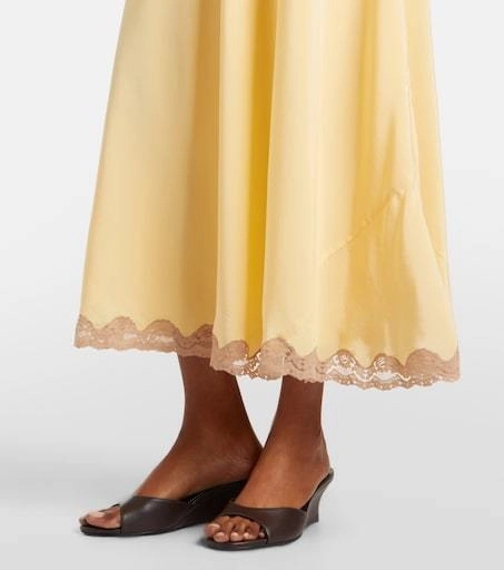 Rixo Marlice Lace-trimmed Silk Maxi Dress - No
