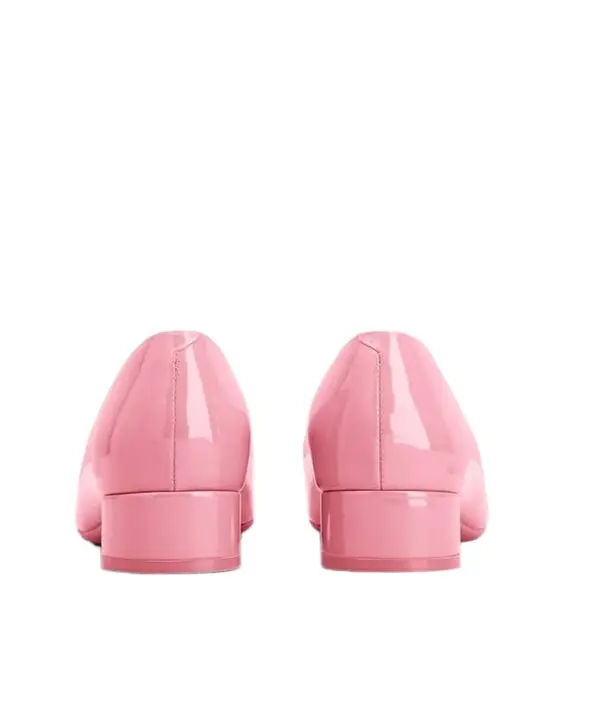 ROGER VIVIER Patent Leather Ballerinas With Painted Buckle