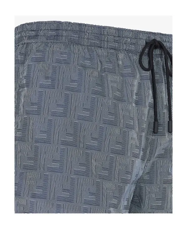 Fendi Blue Nylon Shorts