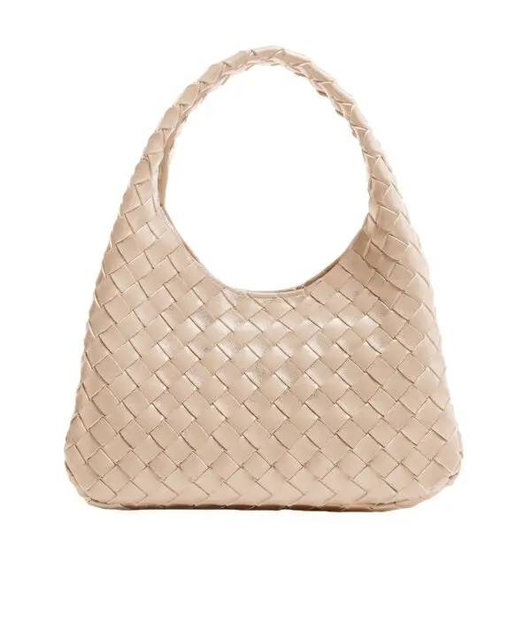 Bottega Veneta Campana Shoulder Bag - Nude