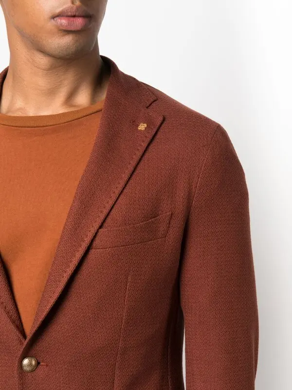 Tagliatore Single-breasted Cotton Blazer