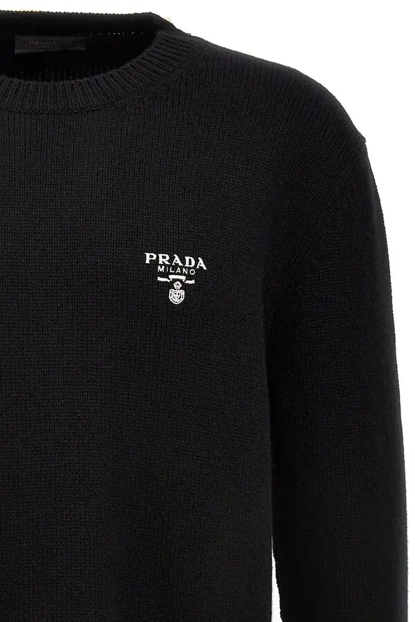 Prada Long-sleeved Cashmere Sweater