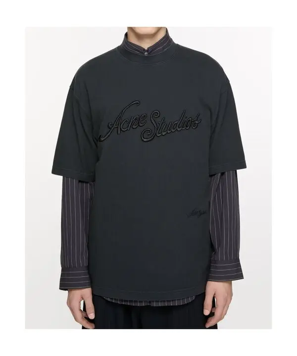 Acne Studios Item O-neck Short-sleeved T-shirt