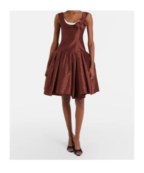 SHUSHU/TONG Bow-detail Mini Dress
