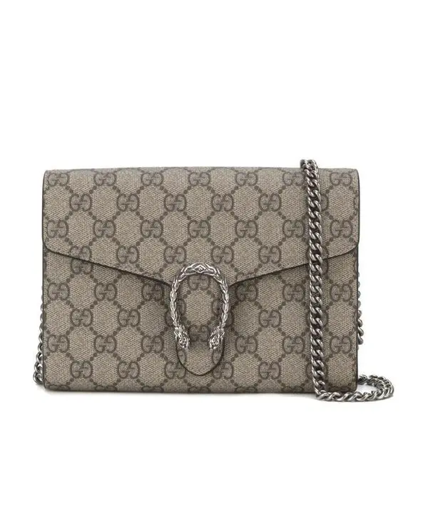 Gucci Gg Supreme Chain Wallet - Multicolor