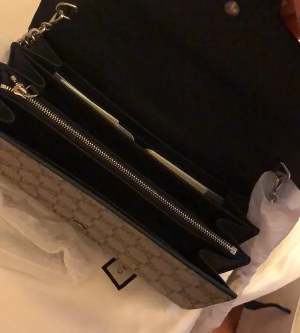 Gucci Gg Supreme Chain Wallet