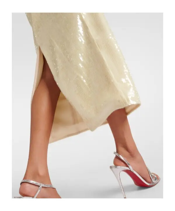 Roland Mouret Sequined Strapless Corset Dress