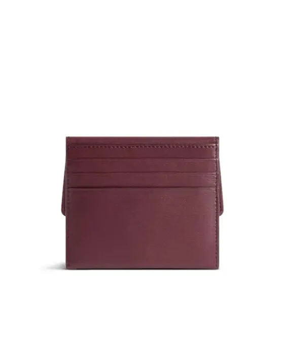 Balenciaga Rodeo Card Holder With Flap - Dark Burgundy