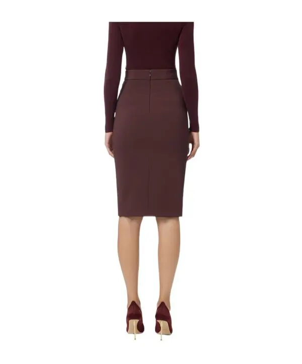 Elisabetta Franchi Midi Skirt With Zip Detail
