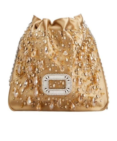 ROGER VIVIER Pilgrim Mini Bag In Satin