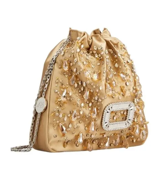 ROGER VIVIER Pilgrim Mini Bag In Satin