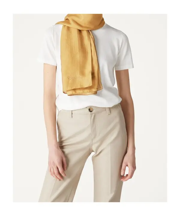 Loro Piana Logo Wool Cashmere Scarf