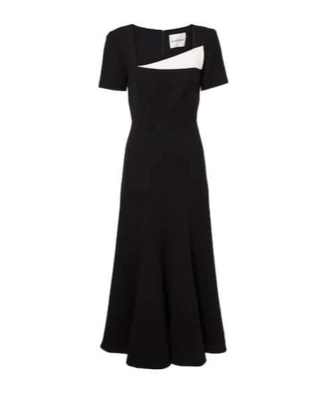 Roland Mouret Cady Midi Dress - Black