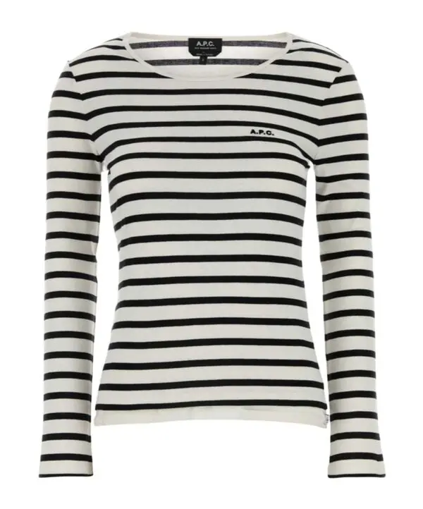A.p.c. Long-sleeved Striped Top