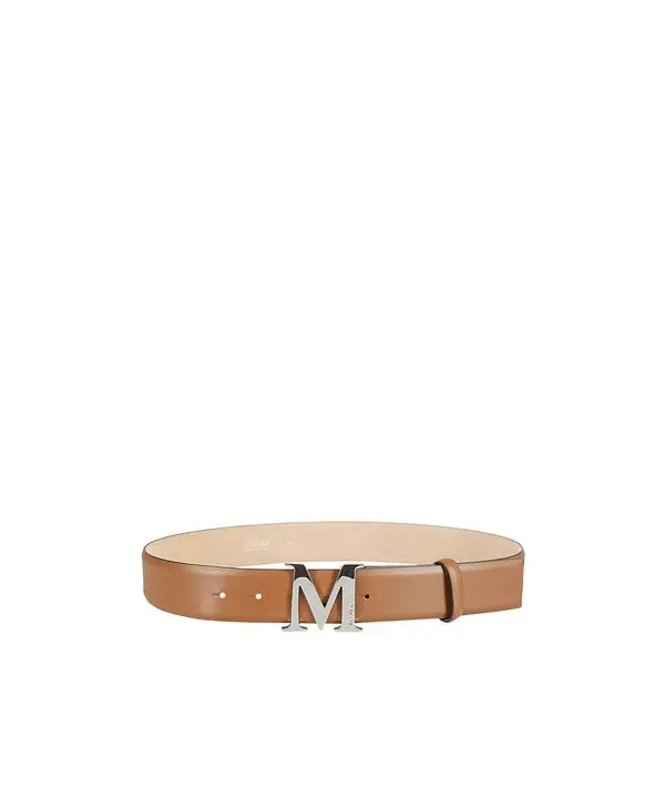 Max Mara Logo-buckle Leather Belt