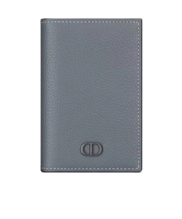 Dior Cd Icon Vertical Bifold Card Holder