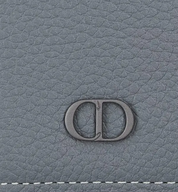 Dior Cd Icon Vertical Bifold Card Holder
