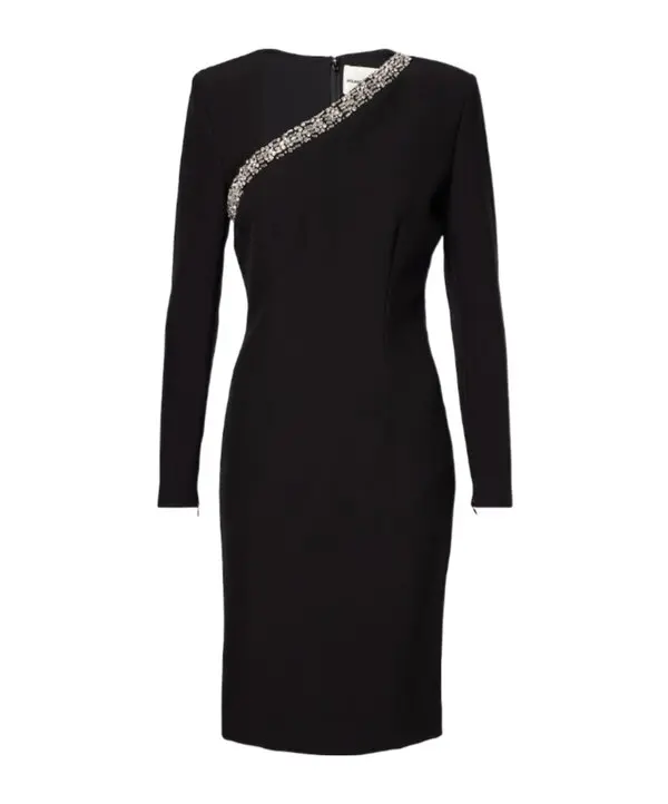 Roland Mouret Embellished Midi Dress - Black
